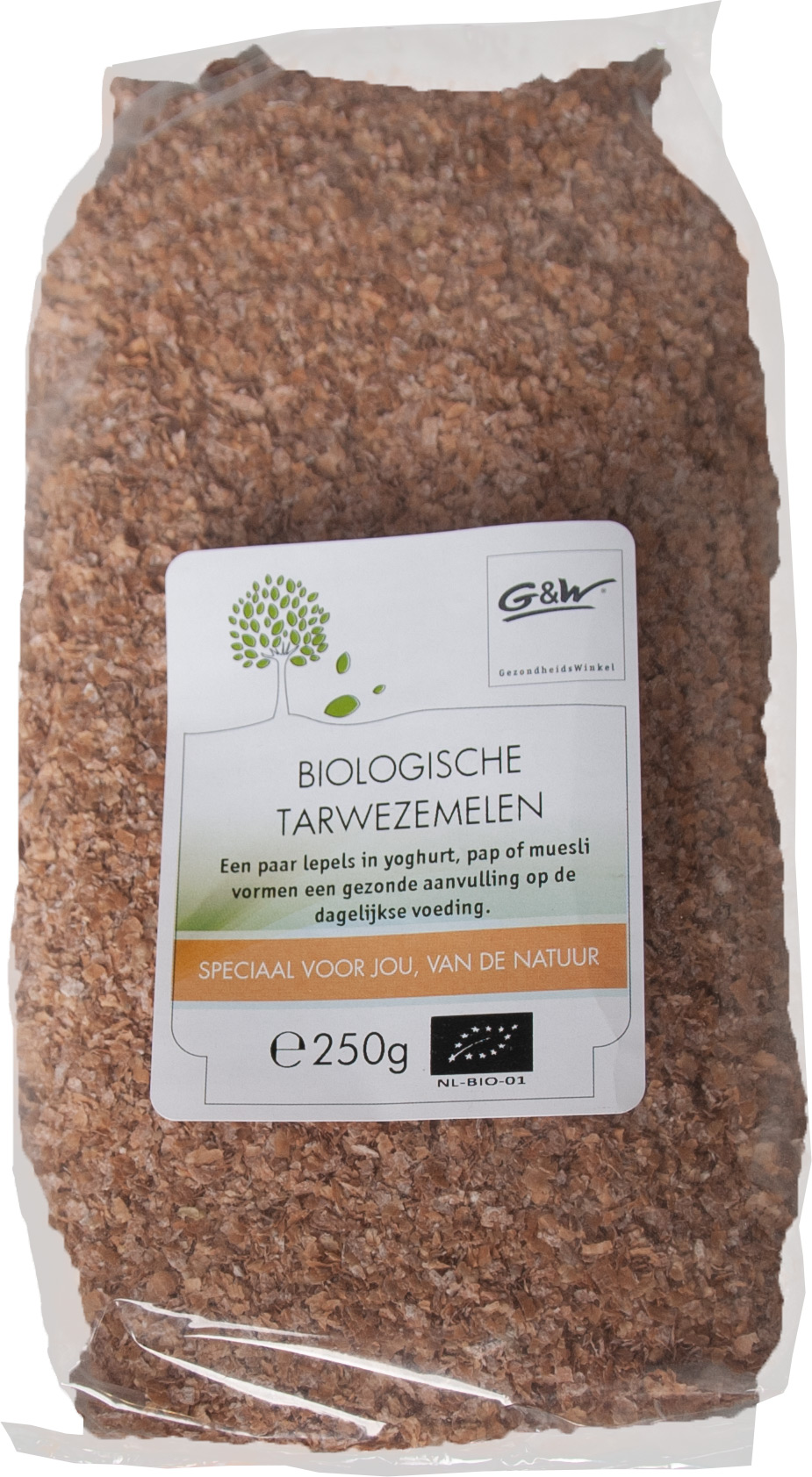 G&W Tarwezemelen Bio 250gr - Gezondheidswinkel