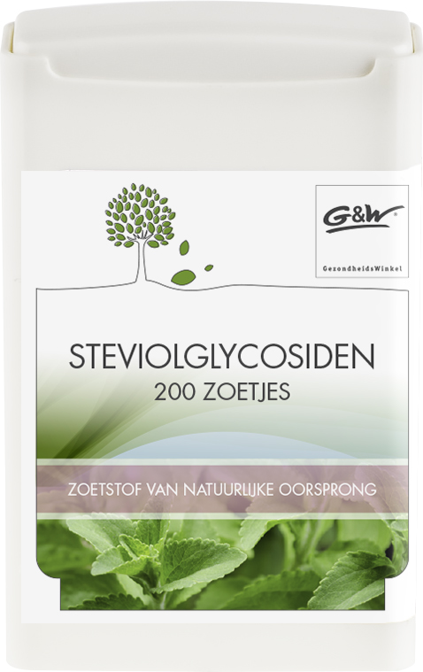 G&W Steviolglycosiden Dispenser 200 Zoetjes - Gezondheidswinkel