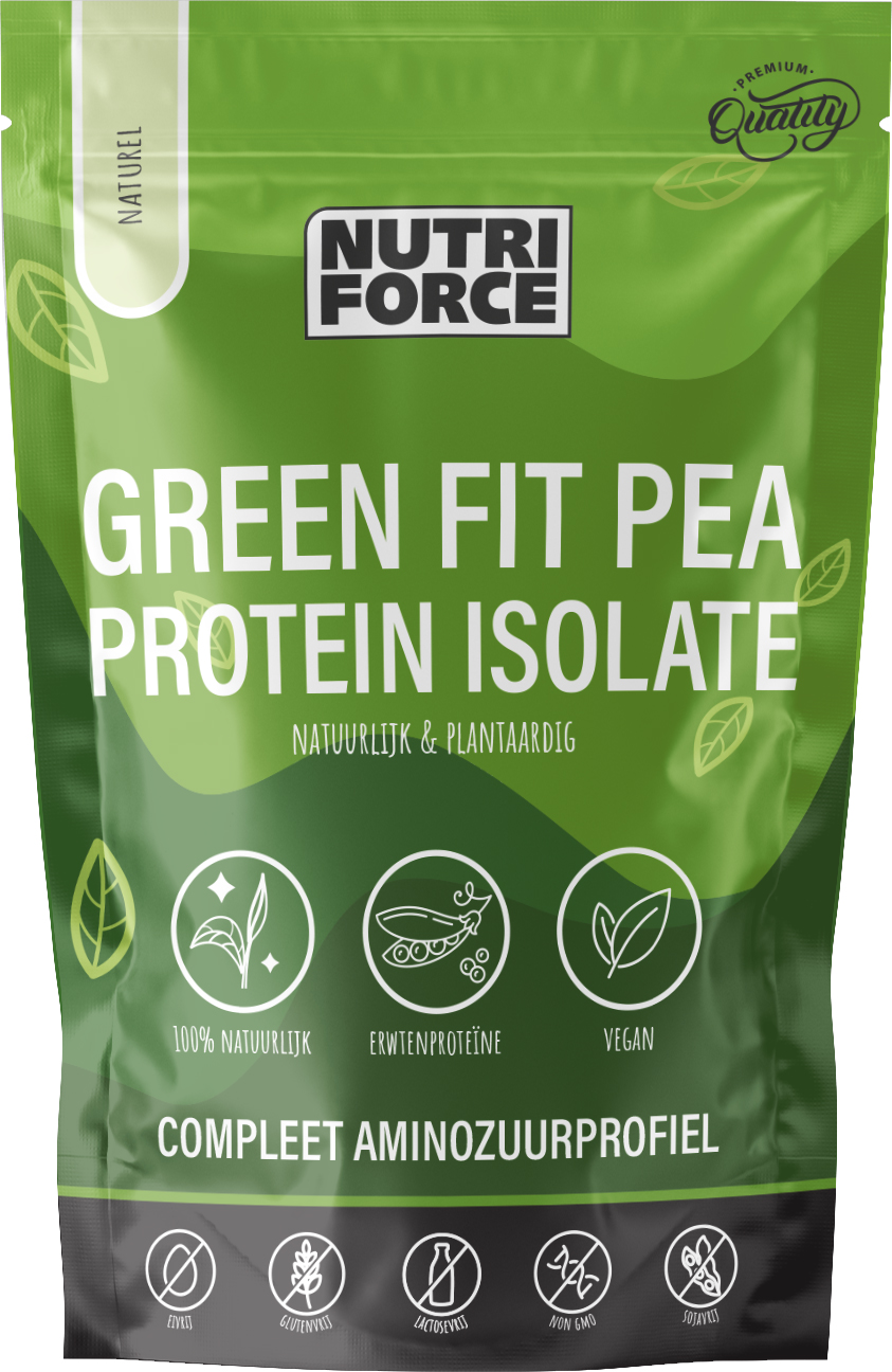 Nutriforce Green Fit PeaProtein - Gezondheidswinkel