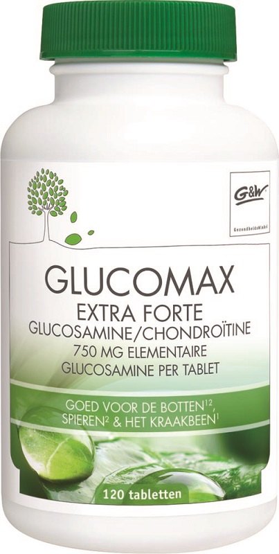 G&W Glucomax Extra Forte 120TB - Gezondheidswinkel