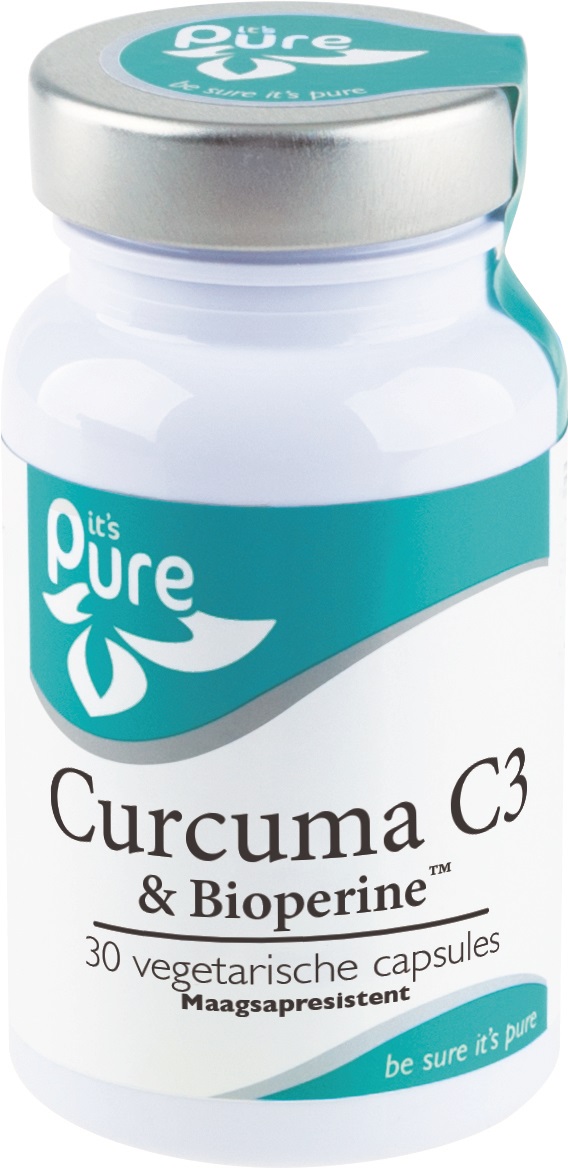 It's Pure Curcuma C3 & Bioperine 30VegicCaps - Gezondheidswinkel