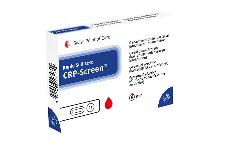Swiss Point of Care CRP Screen zelftest 1st - Gezondheidswinkel