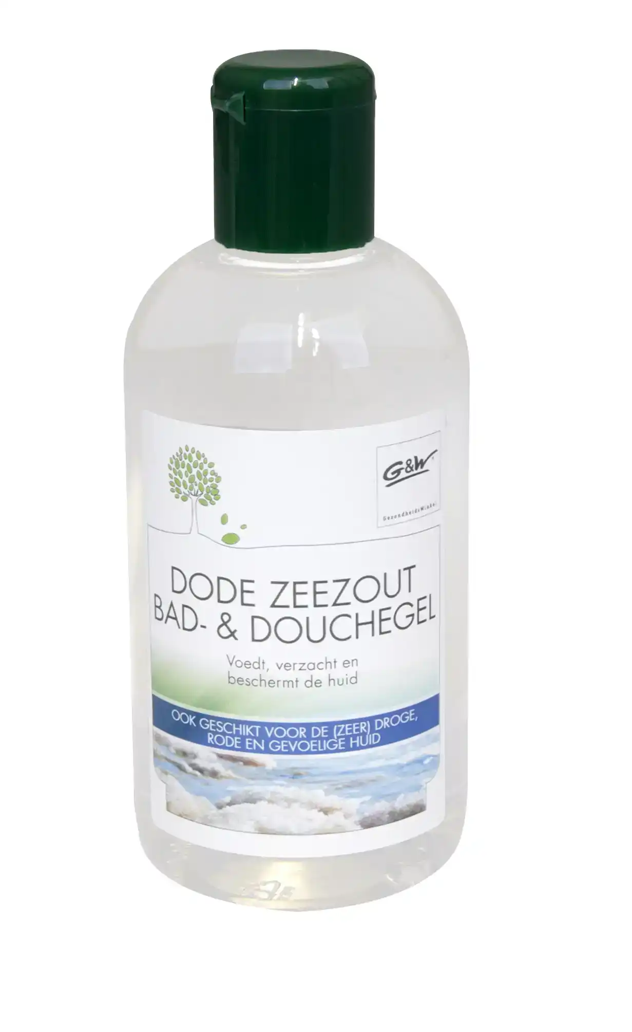 G&W Dode Zeezout Bad- & Douchegel 250ML - Gezondheidswinkel