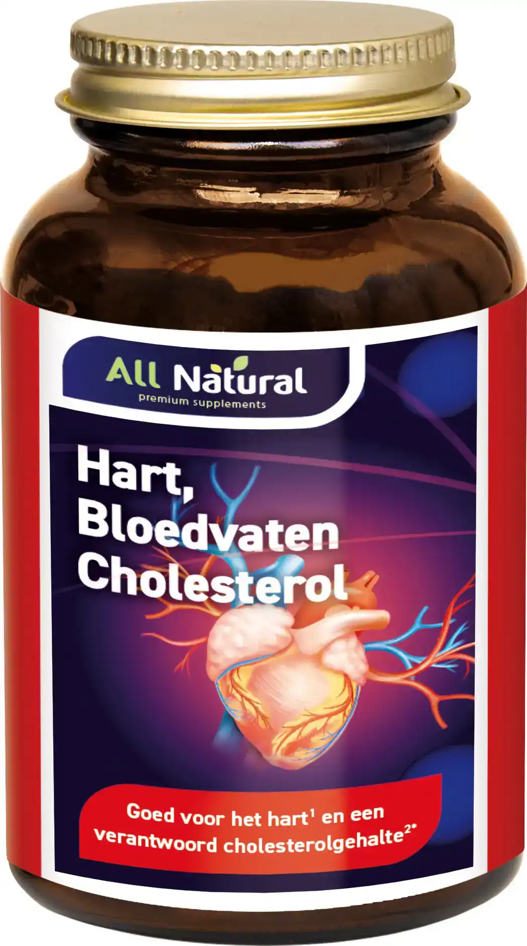All Natural Hart Bloedvaten Cholesterol 90C - Gezondheidswinkel