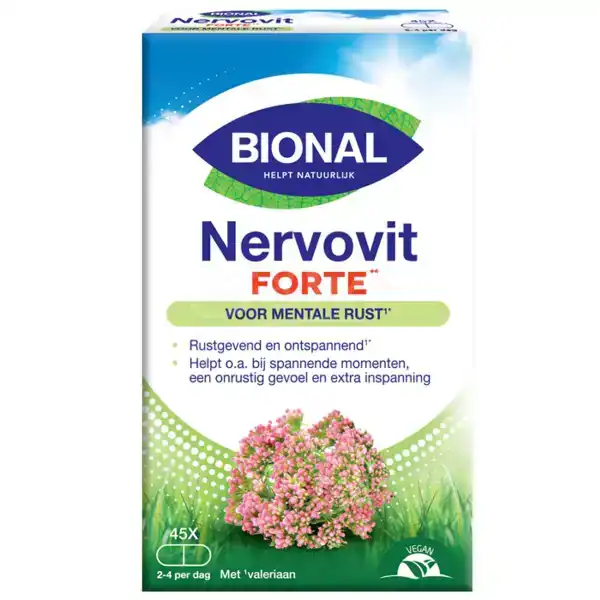 Bional Nervovit Forte Tabletten - Voor mentale rust - Gezondheidswinkel