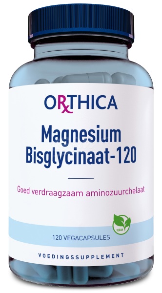 Orthica Magnesium Bisglycinaat-120 Capsules - Gezondheidswinkel